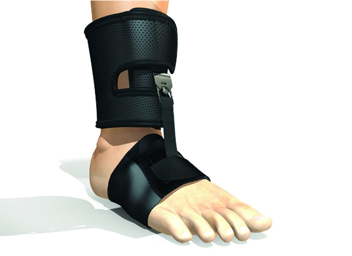 Foot-Up with Shoeless Wrap - Black – OrthoSTAT