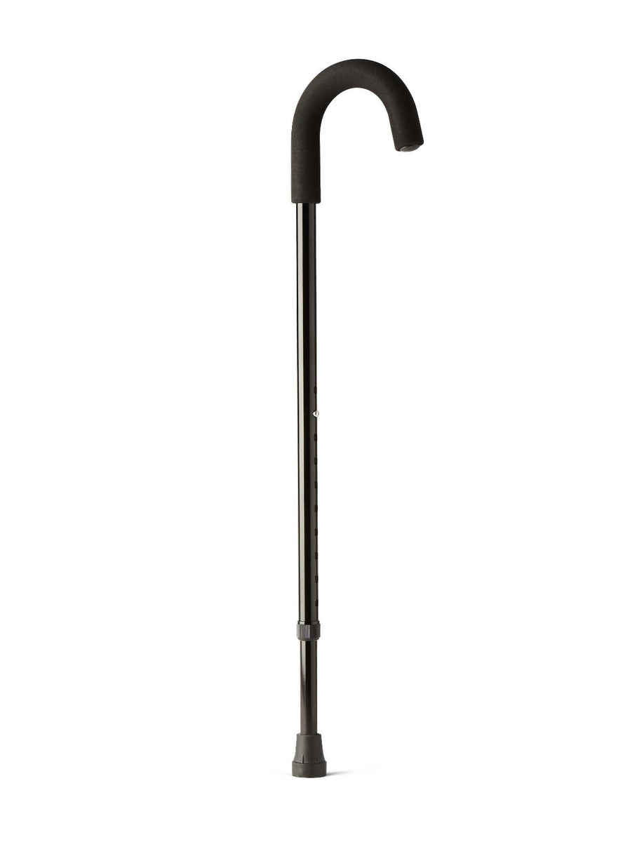Standard Aluminum Cane, Black – OrthoSTAT